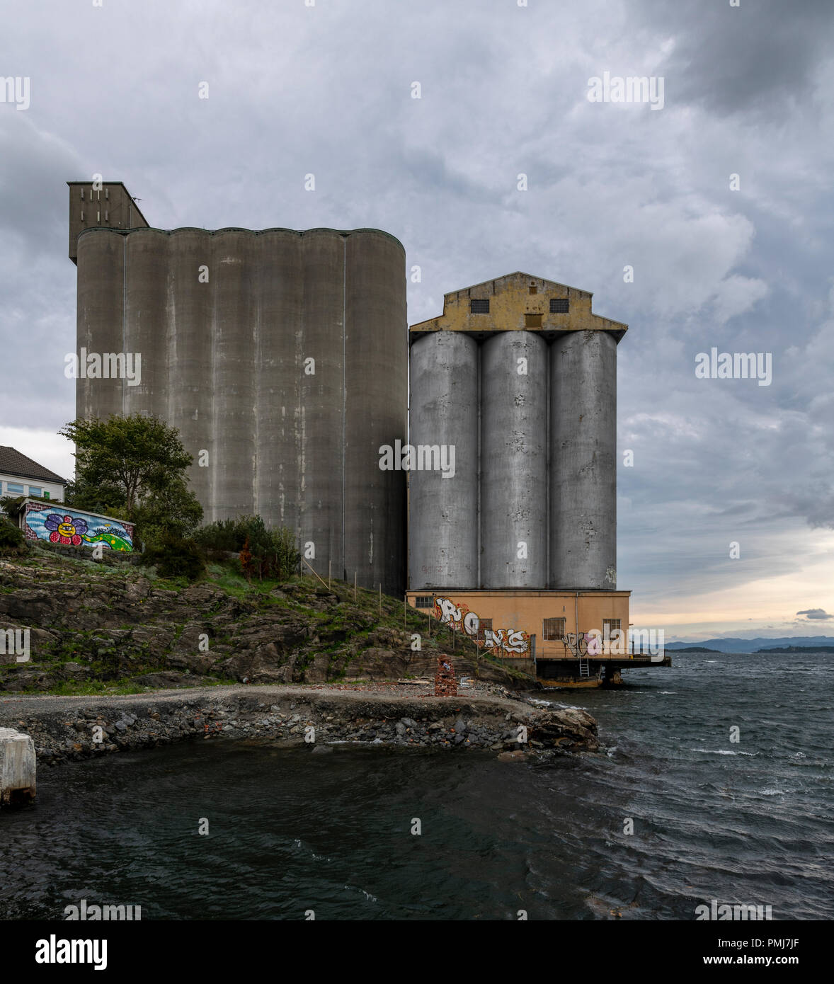 Stavanger Havnesilo was built for grain by the Norwegian State Cereal ...