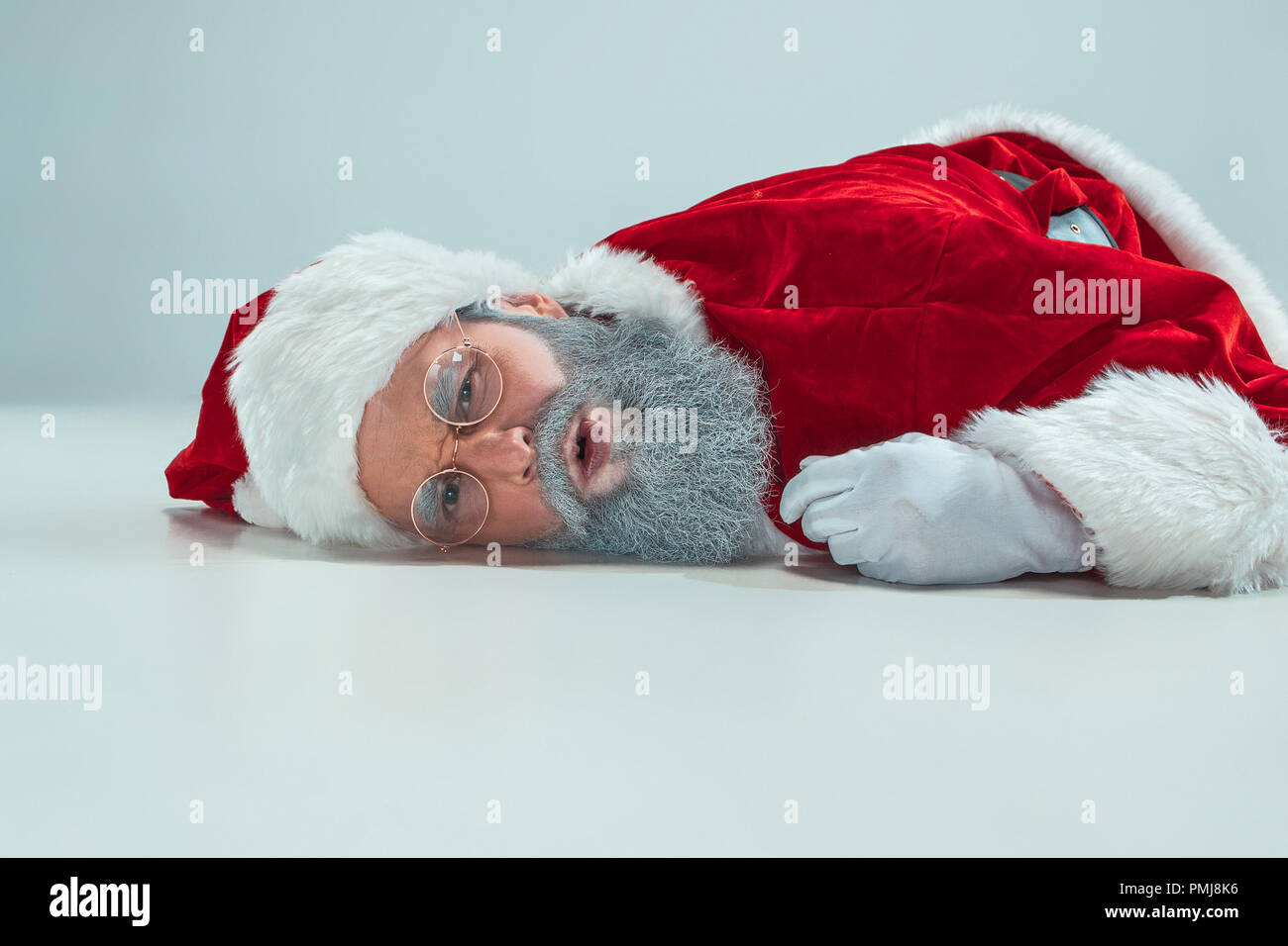 Exhausted santa claus hi-res stock photography and images - Alamy