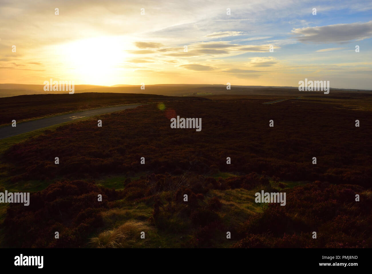 View from Danby Beacon designed by Don Watt in the North York Moors UK ...