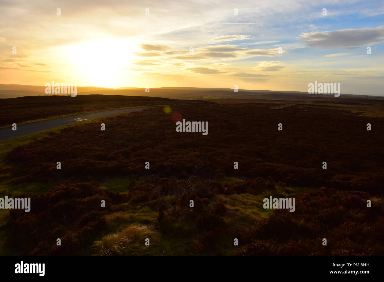 View from Danby Beacon designed by Don Watt in the North York Moors UK ...