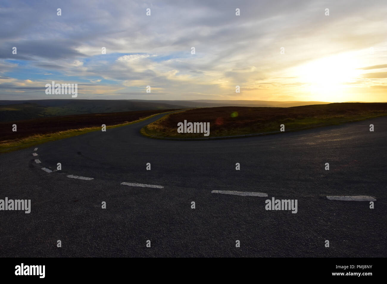 View from Danby Beacon designed by Don Watt in the North York Moors UK ...