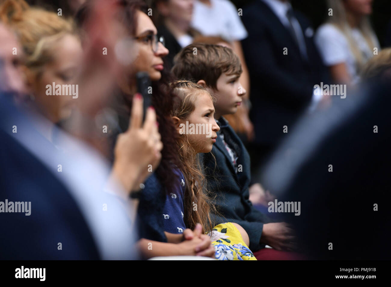 Guests at the unveiling of a new sculpture of Major Frank Foley at Mary ...
