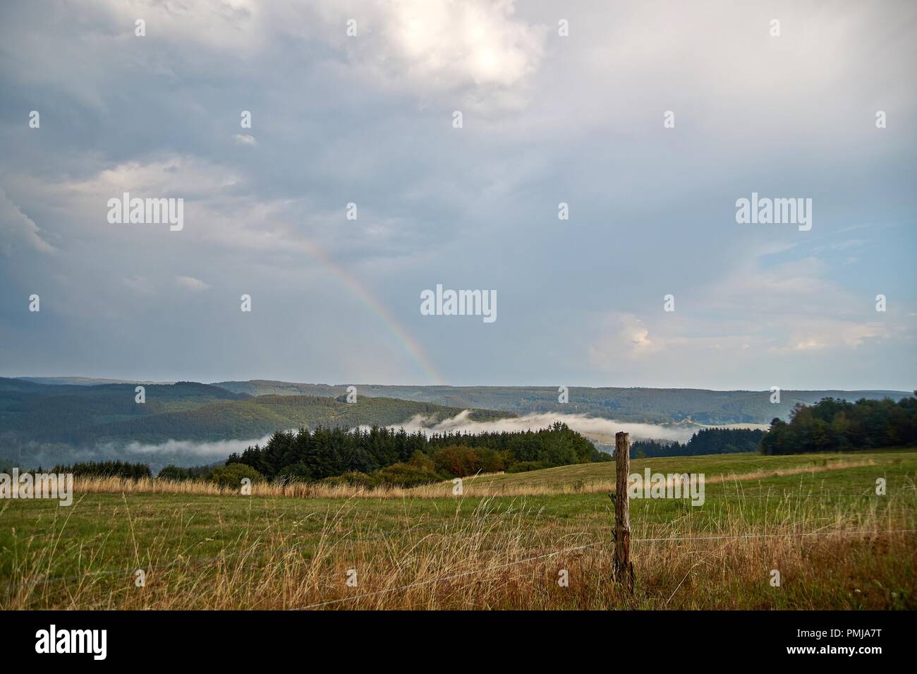 Beautiful landscape in the North Eifel in Germany Stock Photo - Alamy