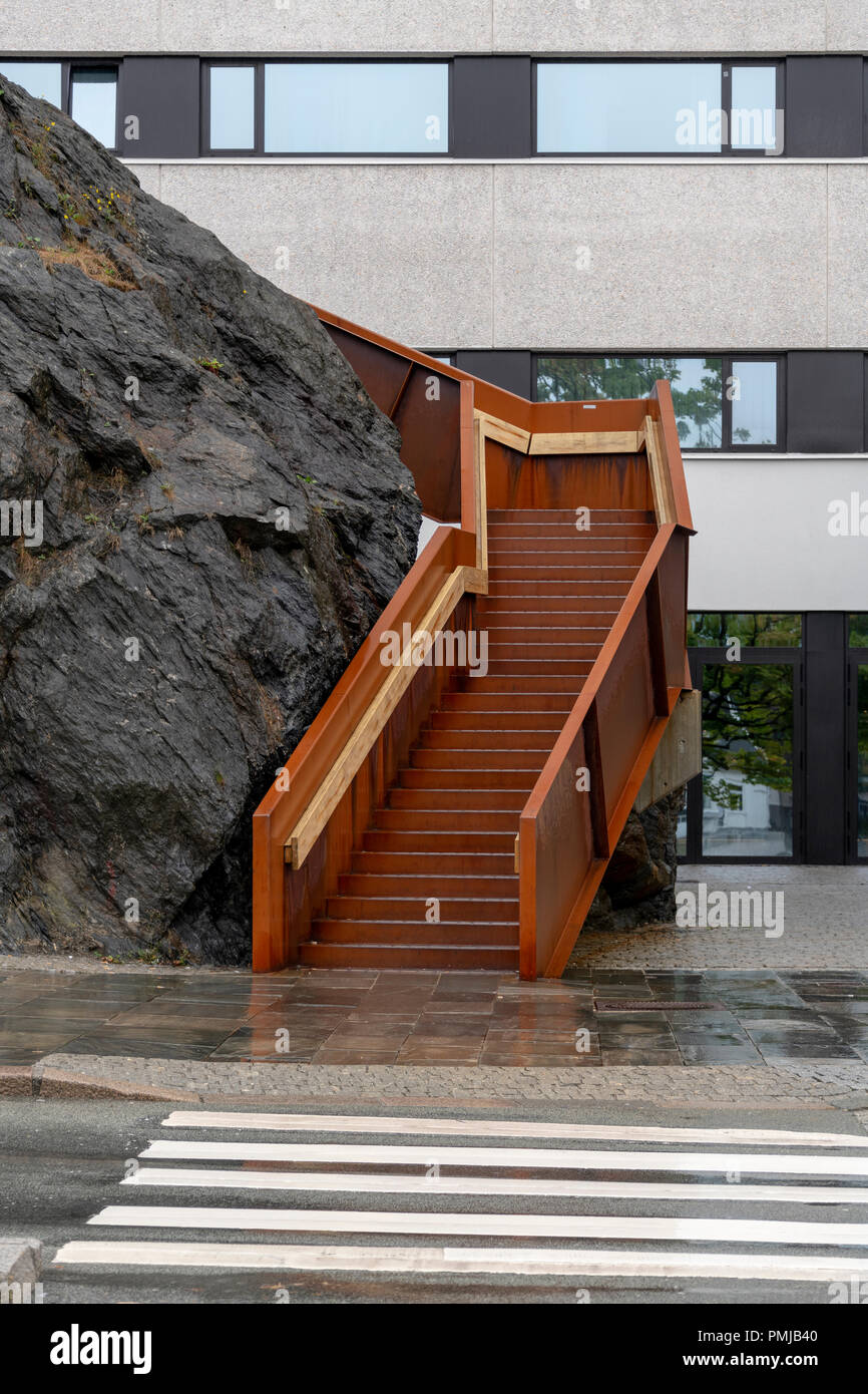Corten steel stairs hi-res stock photography and images - Alamy