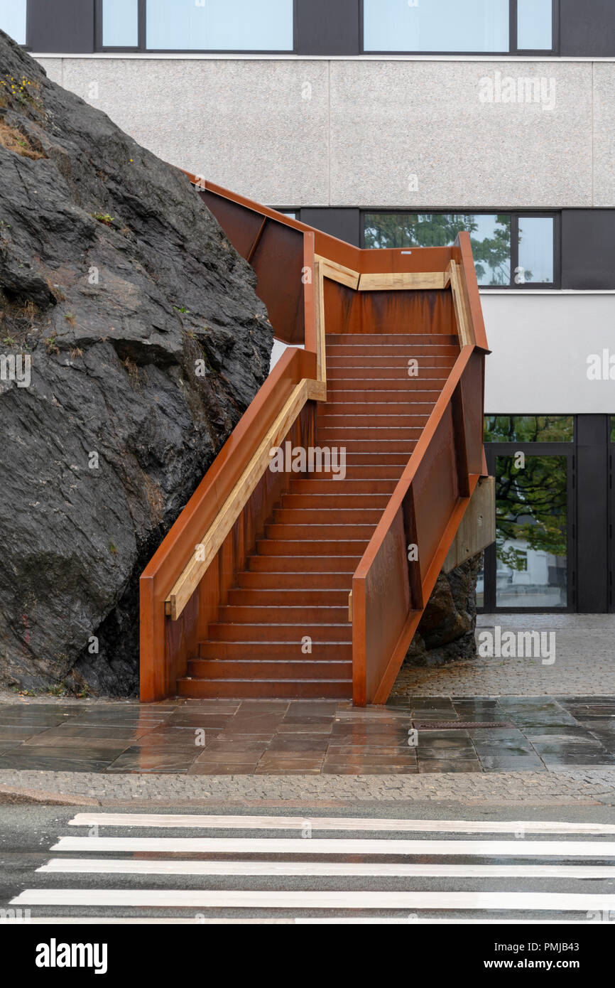 Steel staircase hi-res stock photography and images - Alamy