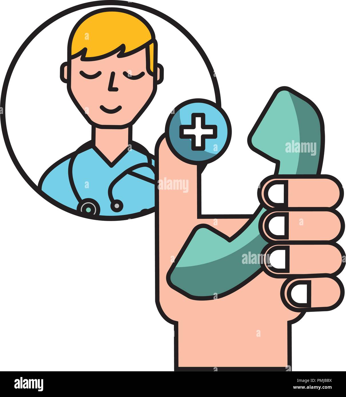 Emergency helpline Stock Vector Images - Alamy