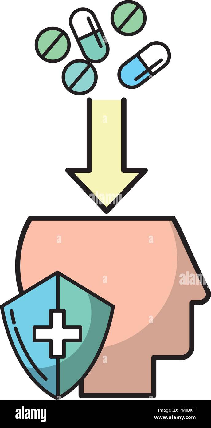 Drug addiction brain Stock Vector Images - Alamy