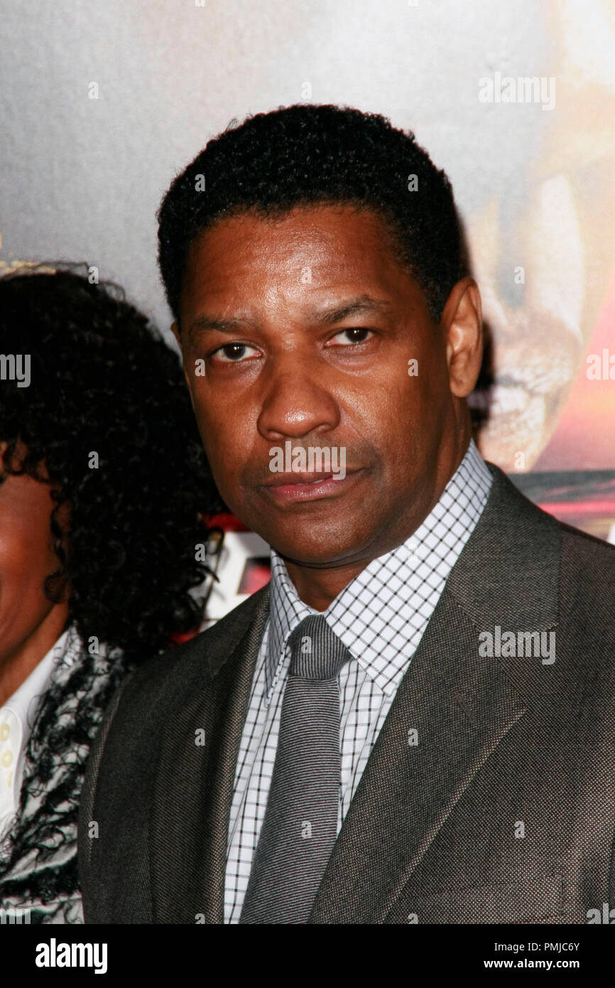 Denzel Washington at the Premiere of Twentieth Century Fox's ...