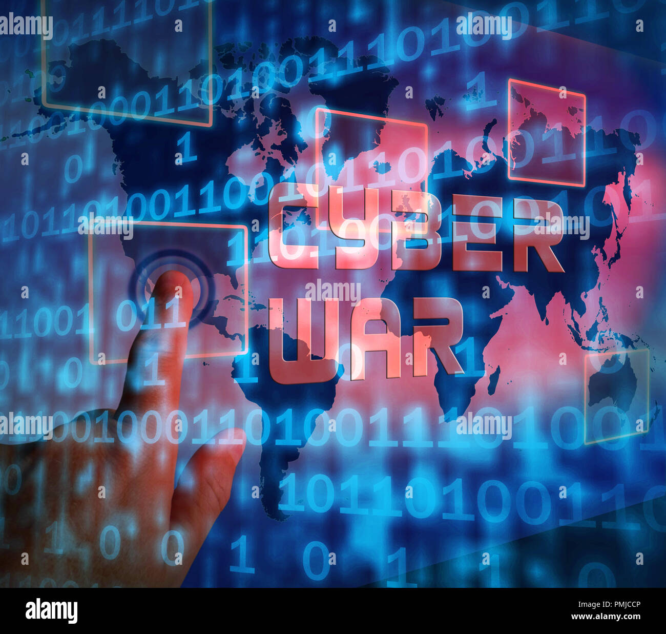 Cyber warfare army illustration hi-res stock photography and images - Alamy
