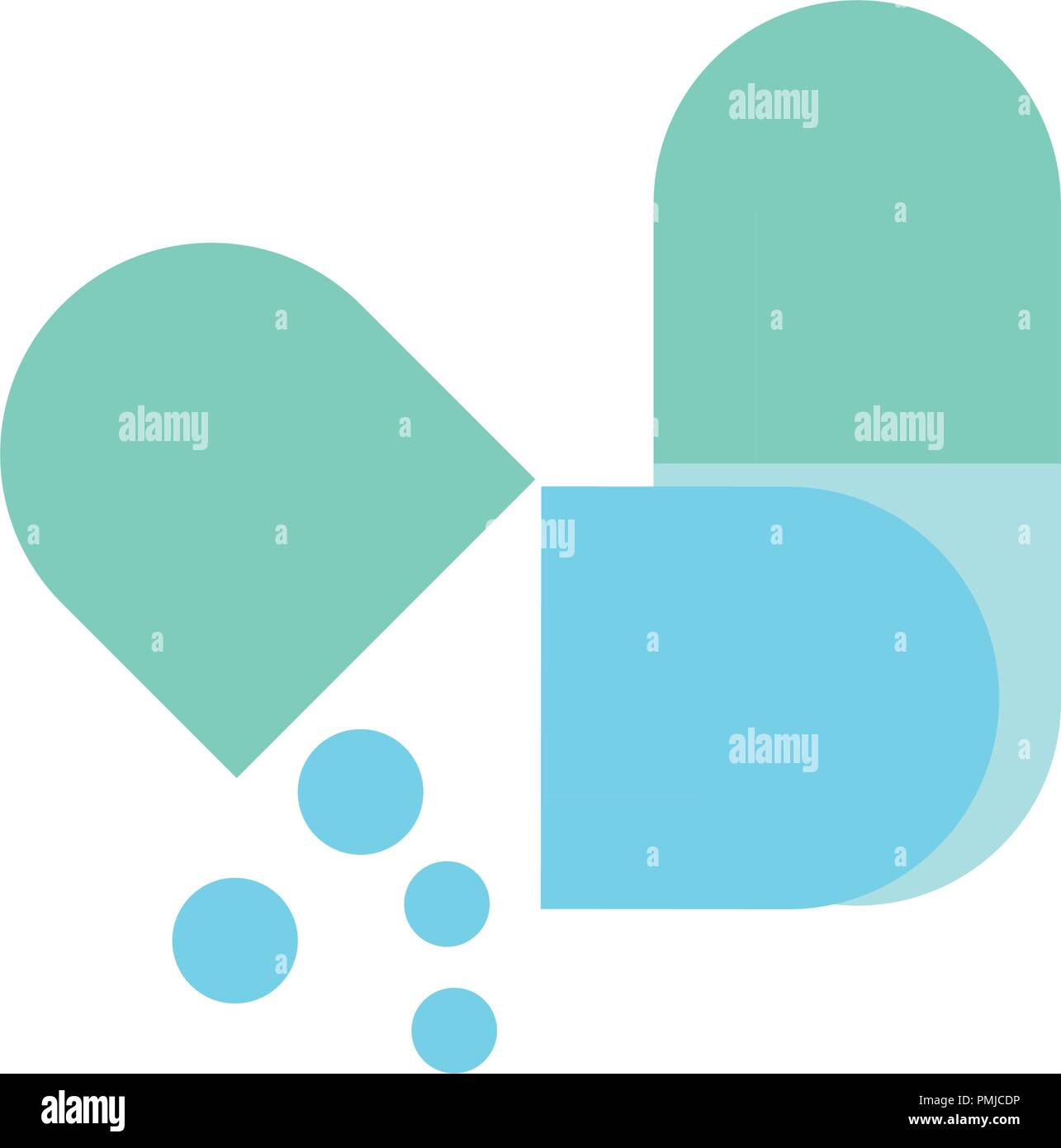 Open capsule Stock Vector Images - Alamy