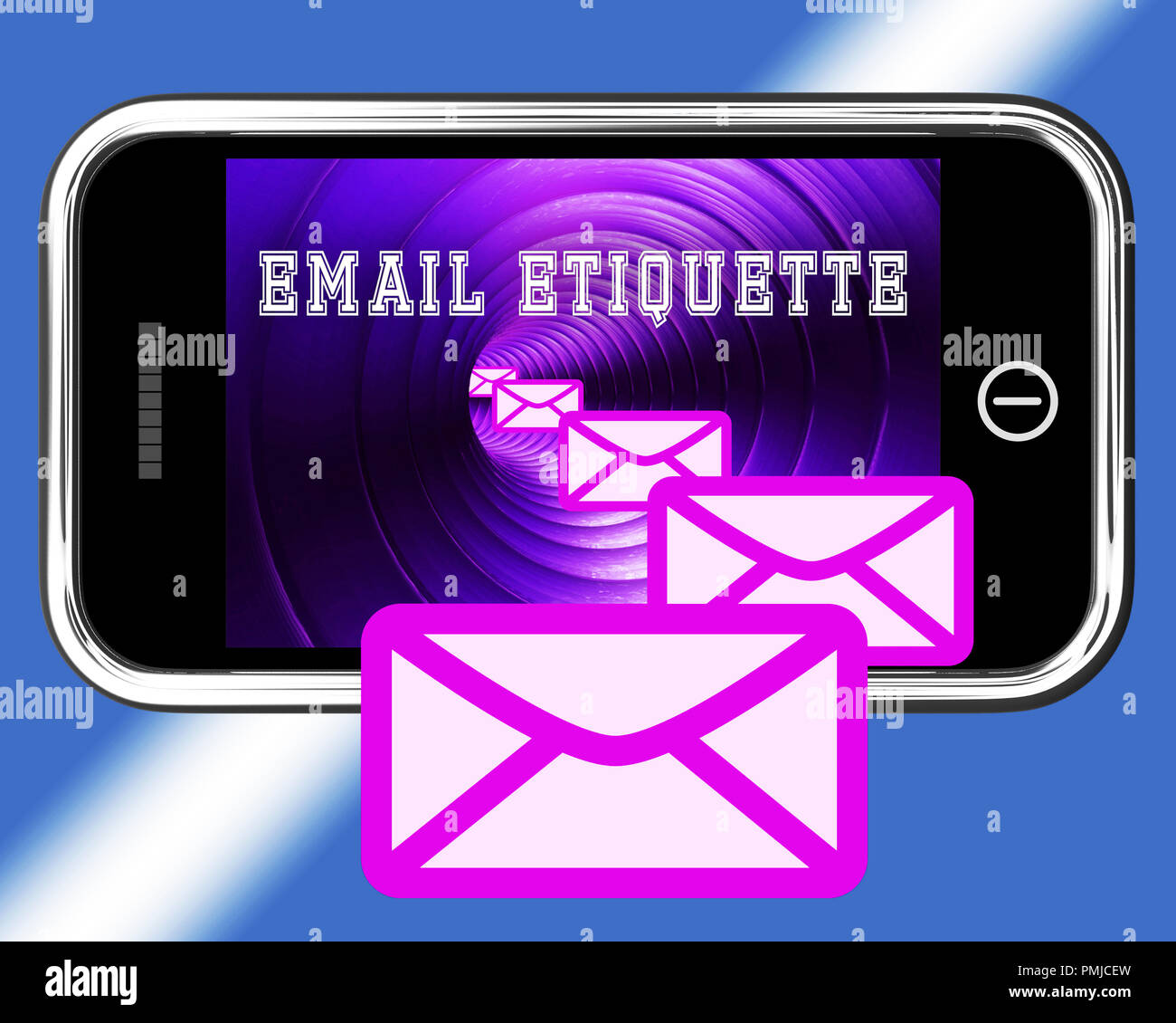 Email Etiquette Electronic Message Rules 3d Rendering Shows Proper ...
