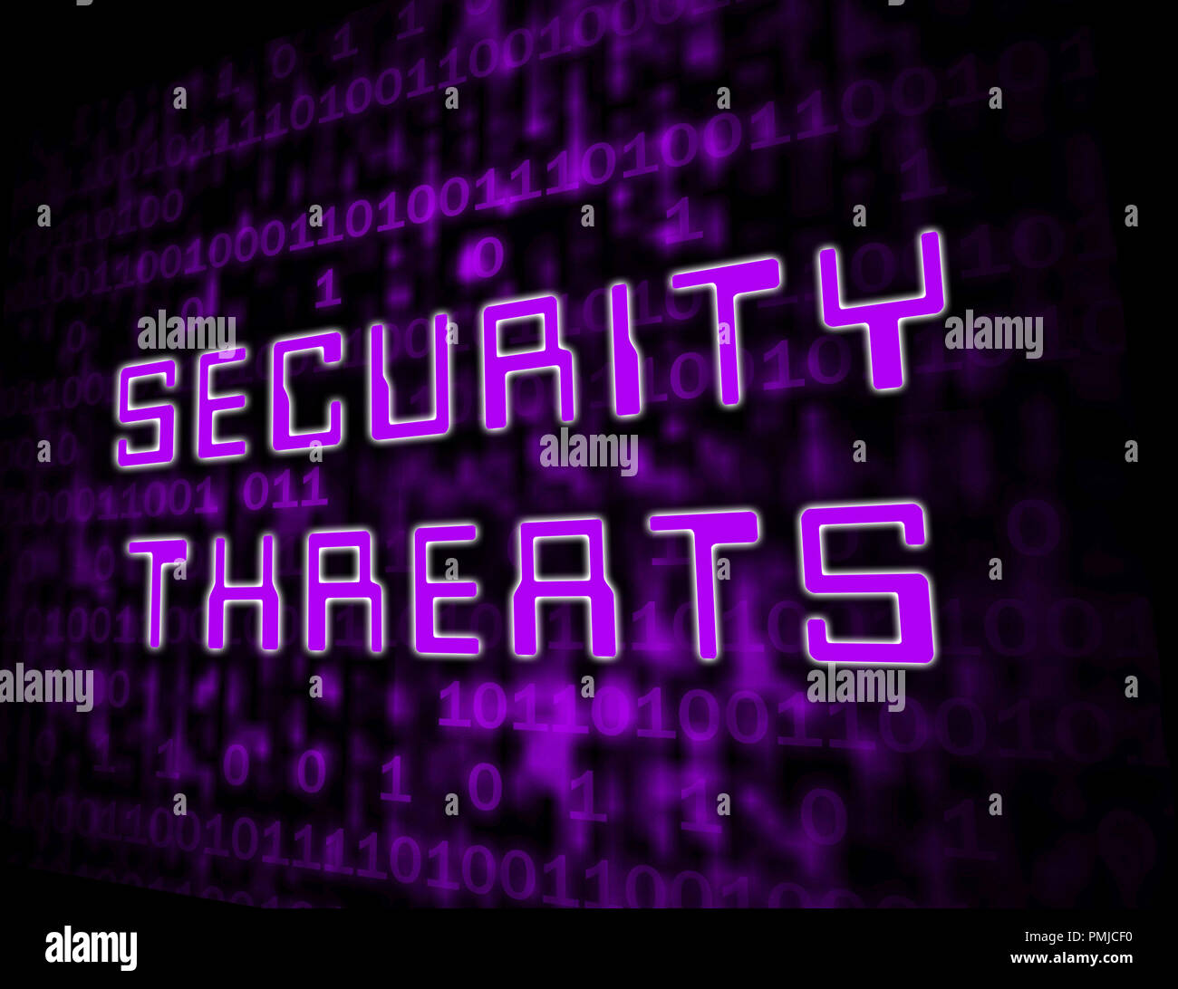 Cybersecurity Threats Cyber Crime Risk 3d Illustration Shows Criminal ...