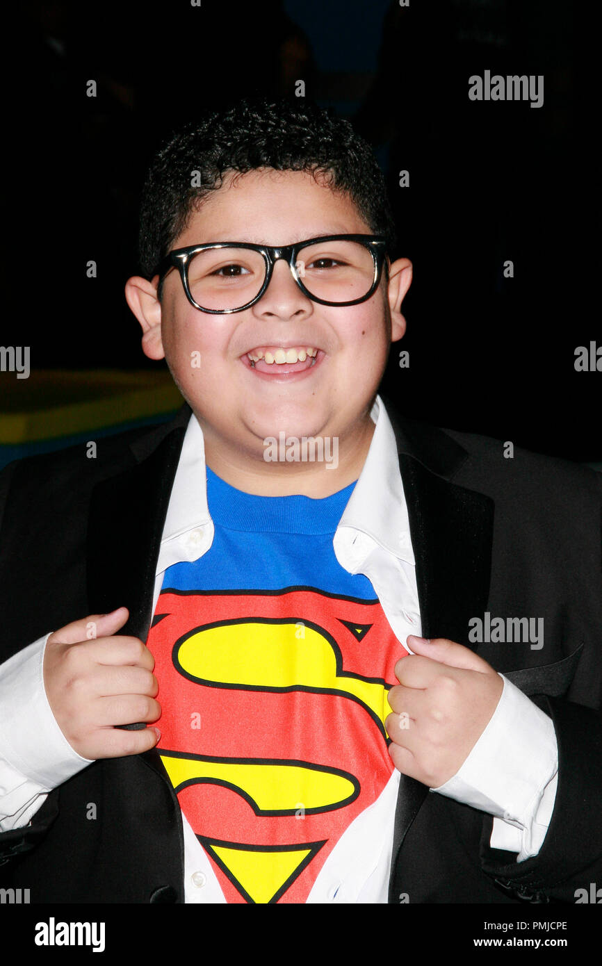 Rico Rodriguez at the premiere of DreamWorks Animation's "Megamind ...