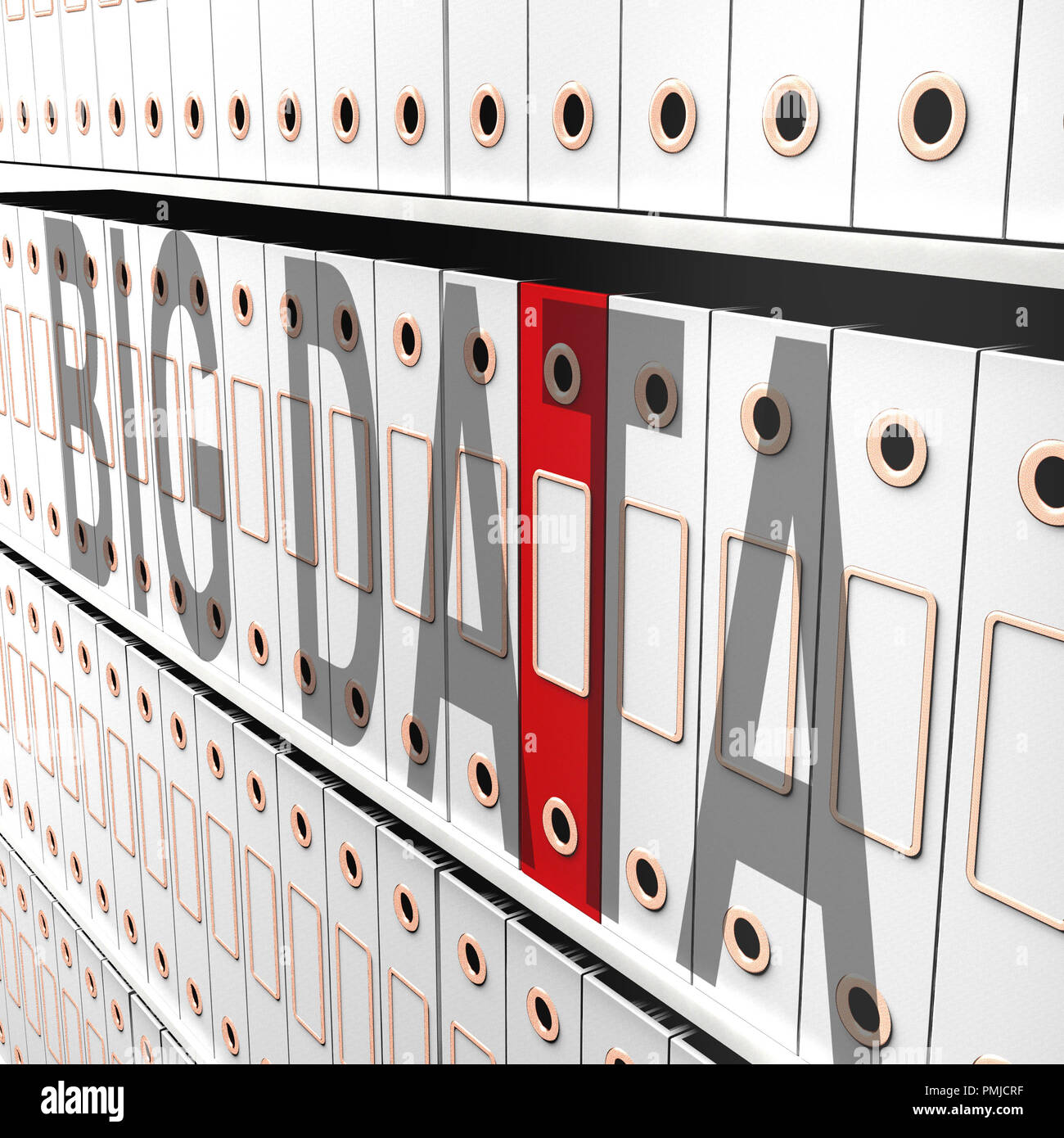 Big Data Logo Digital Information 3d Rendering Shows A Bigdata Design ...