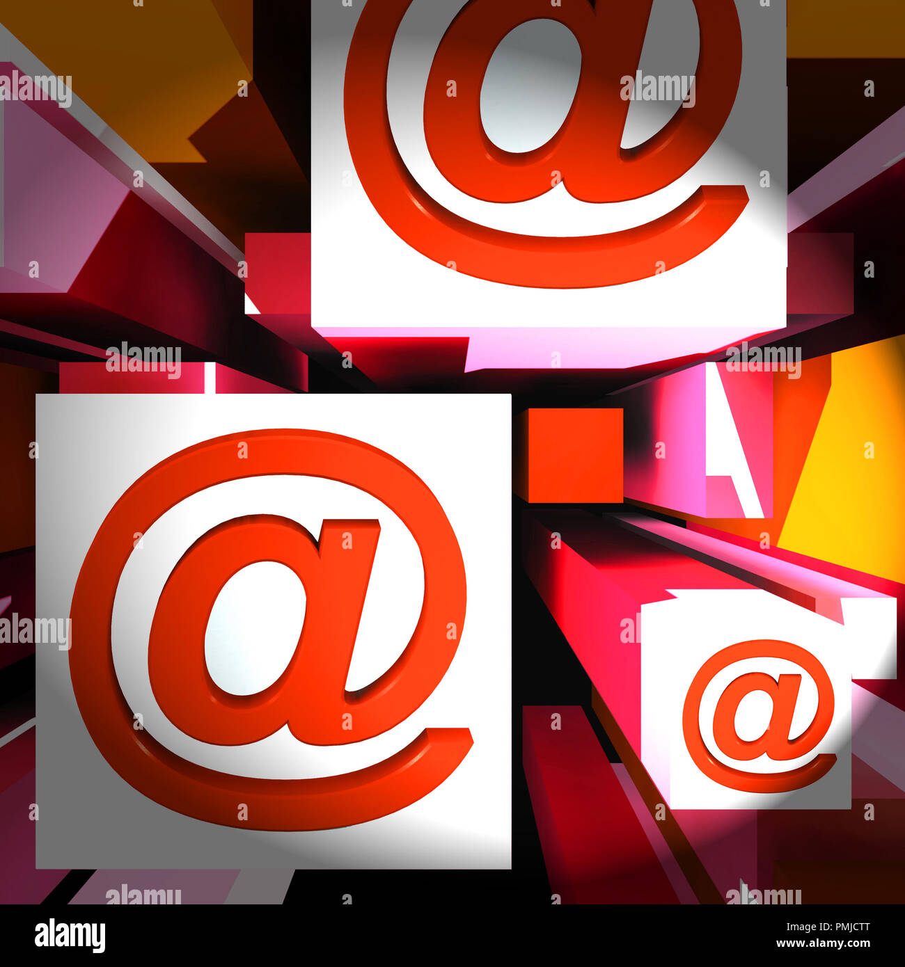 Email Overload Spam Communication Stress 3d Rendering Shows Overwhelmed ...