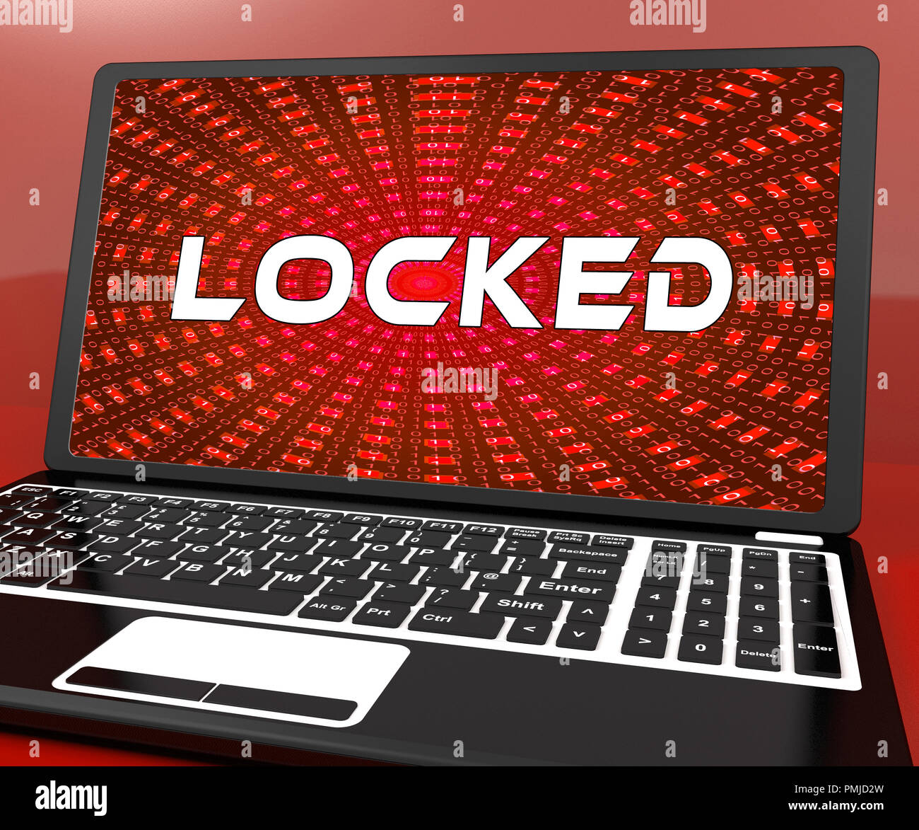 Cybersecurity Lock Digital Threat Security 3d Rendering Shows Privacy ...