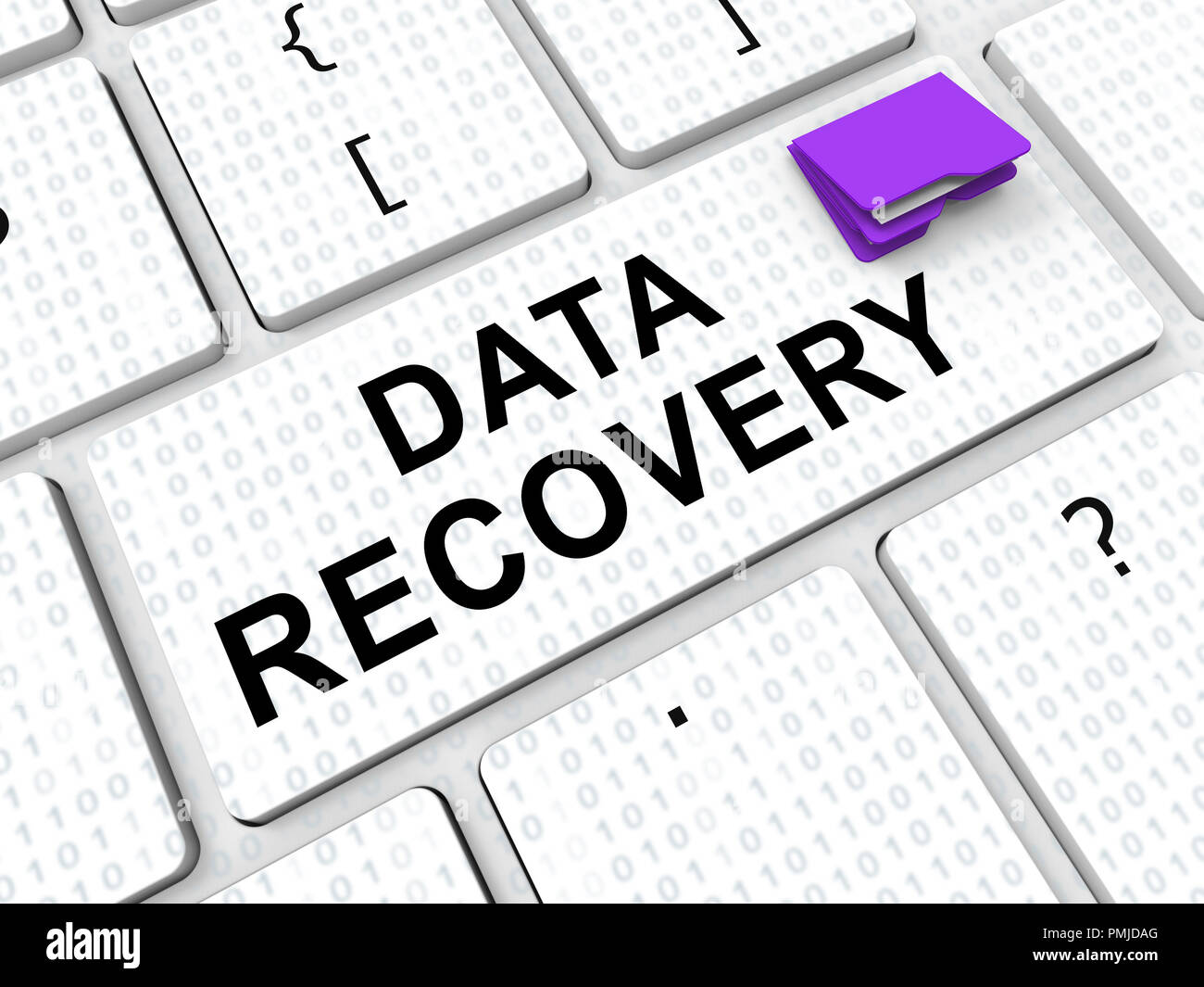 Data Recovery Software Bigdata Restoring 3d Rendering Shows Rebuild Of ...