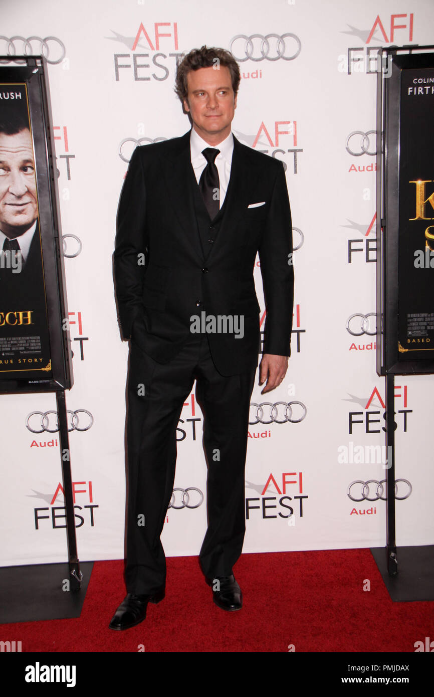 Colin Firth 11/05/10,"The King's Speech" premiere, Grauman's Chinese ...