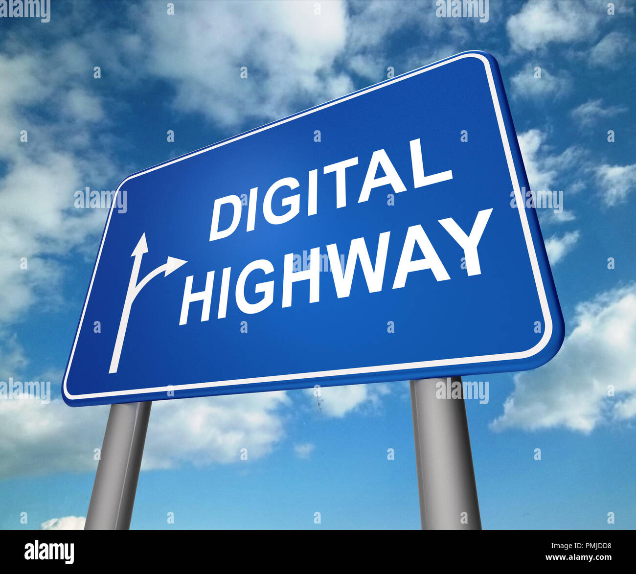 Digital highway hi-res stock photography and images - Alamy