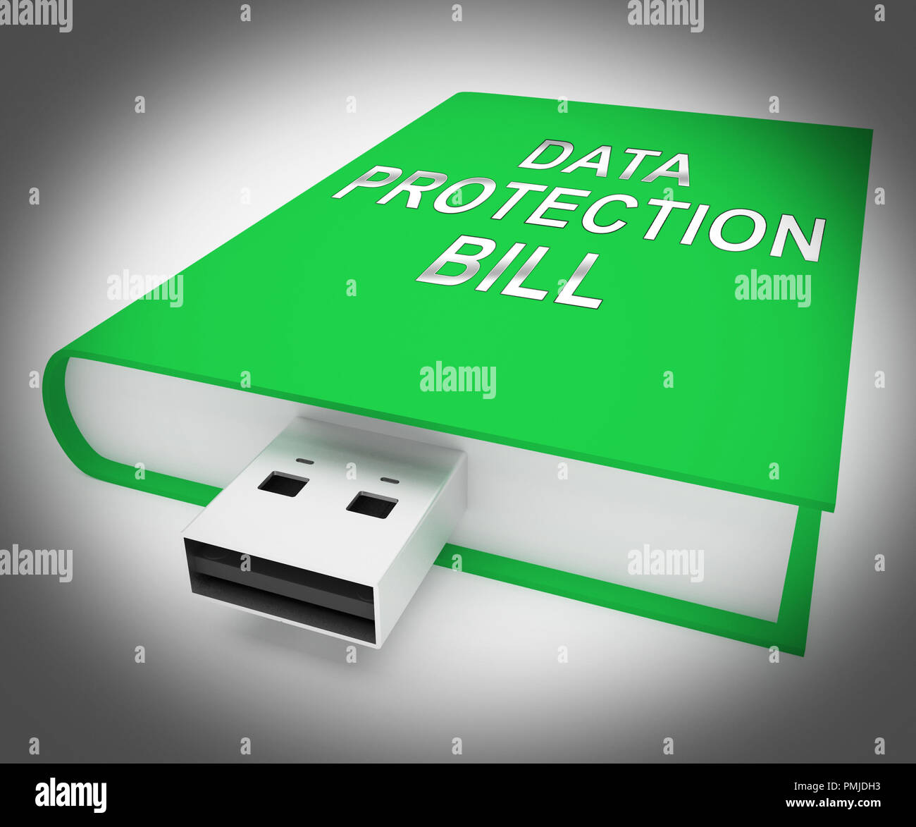 Data Protection Bill Internet Privacy 3d Rendering Shows Safeguard ...