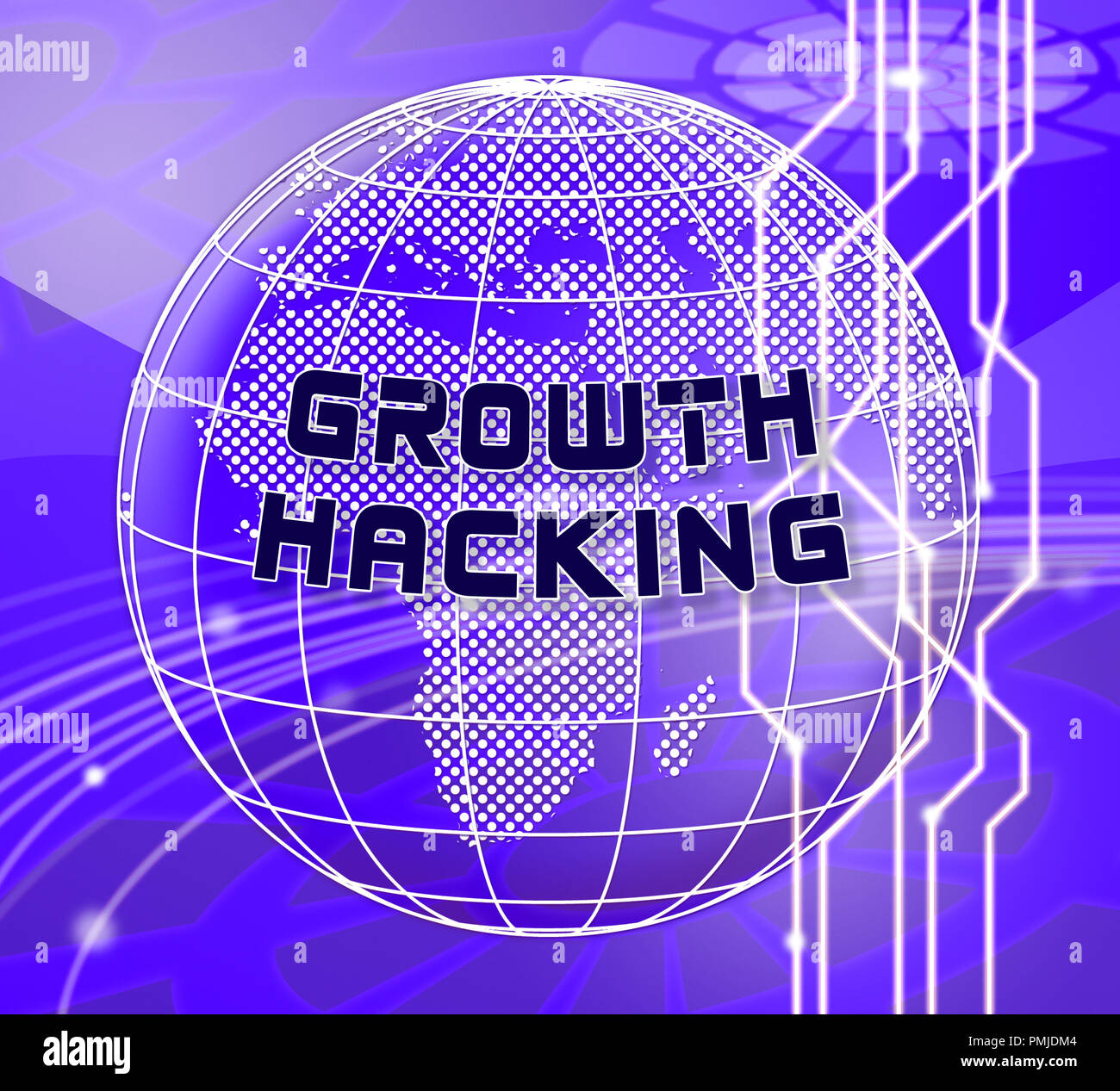 Growth Hacking Website Improvement Tactics 3d Illustration Shows ...