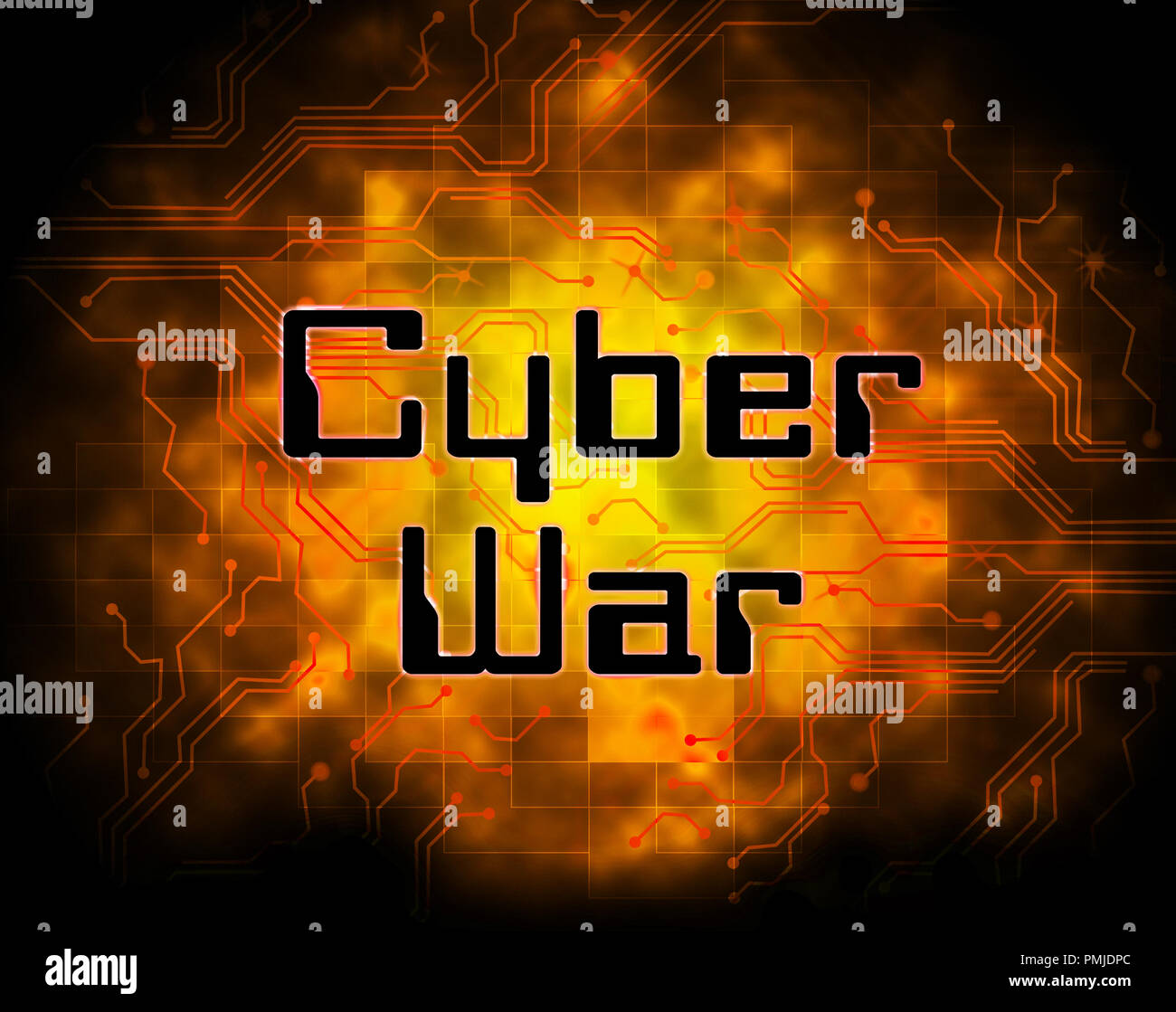 Cyber warfare army illustration hi-res stock photography and images - Alamy
