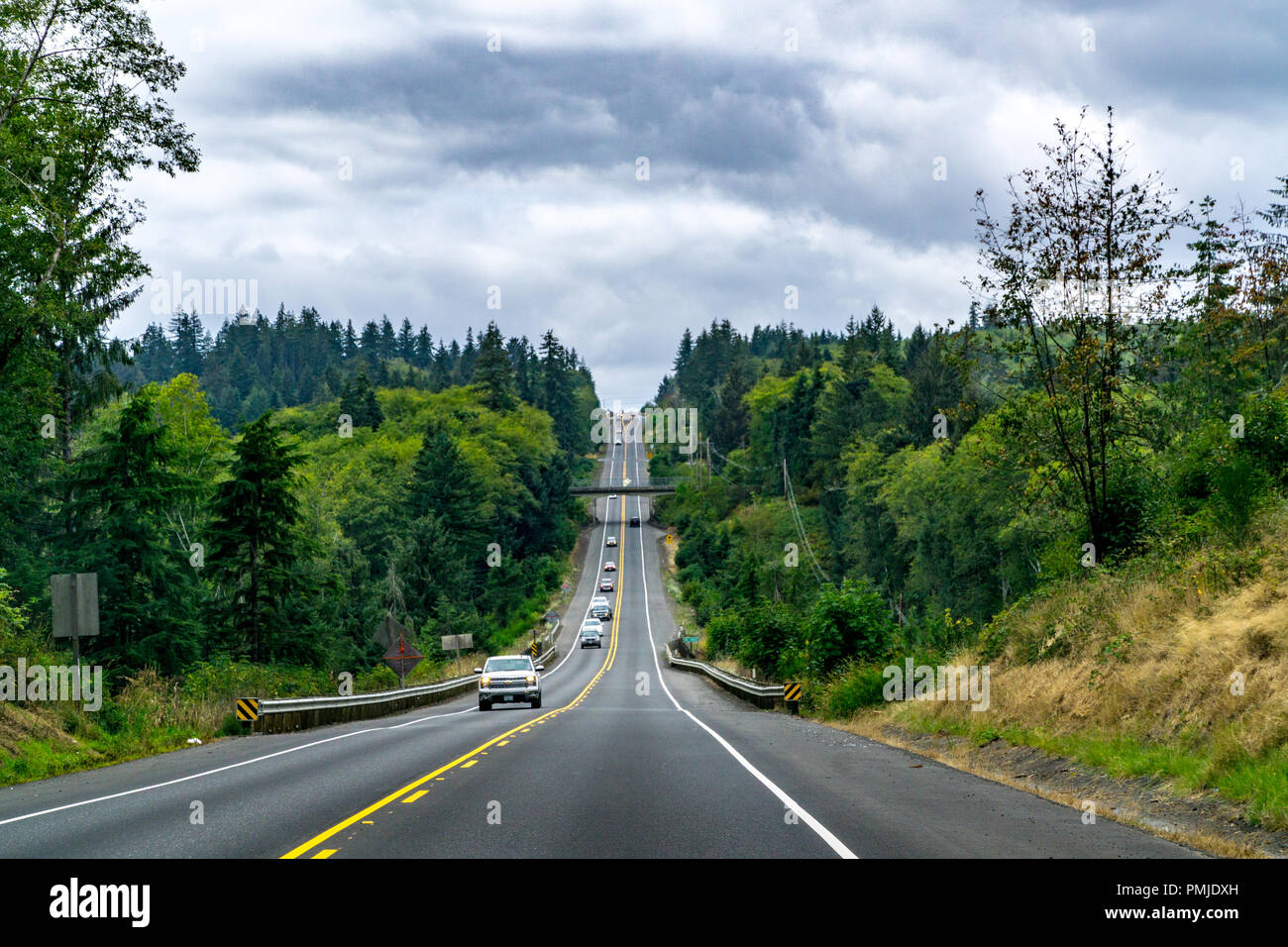The Columbia River Highway 30 to Astoria Oregon USA Stock Photo - Alamy