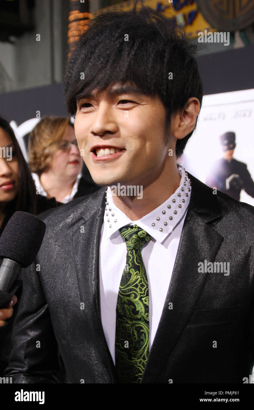Jay Chou at the Los Angeles Premiere of THE GREEN HORNET held at the ...