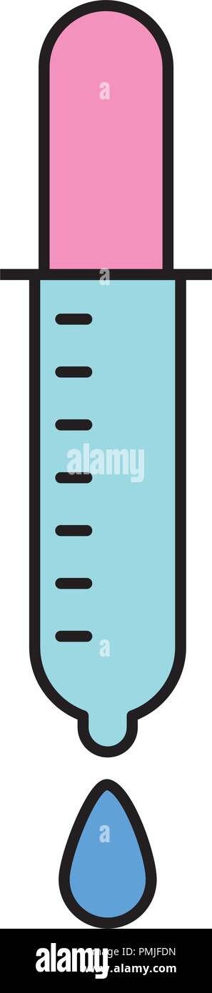 medical dropper laboratory equipment instrument Stock Vector Image ...