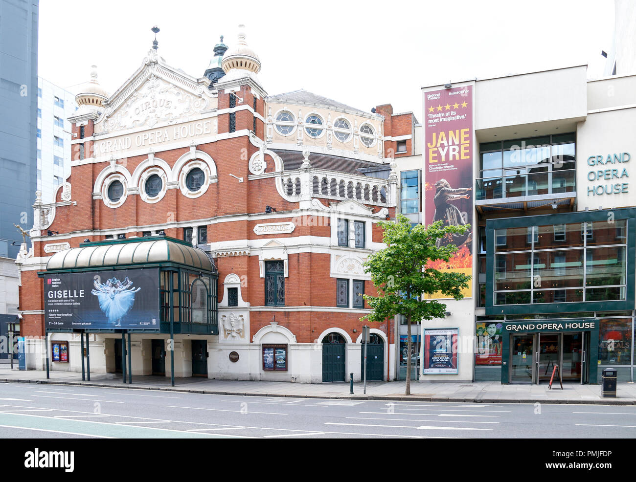 The grand opera house is a theatre in belfast hi-res stock photography ...