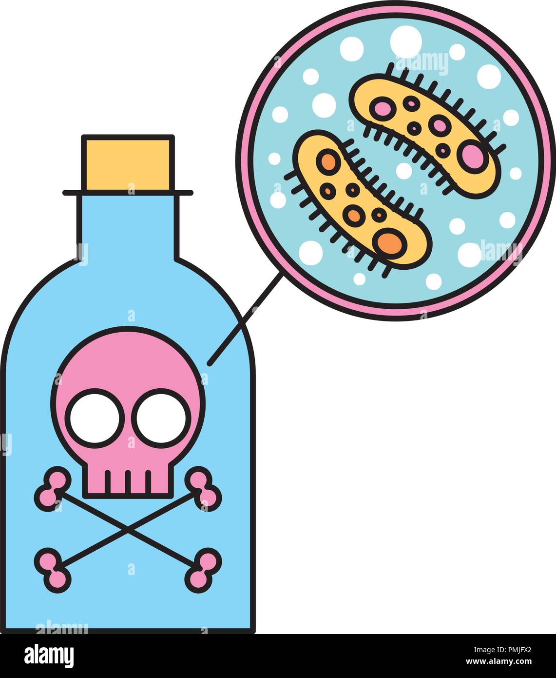 Danger of poisoning Stock Vector Images - Alamy