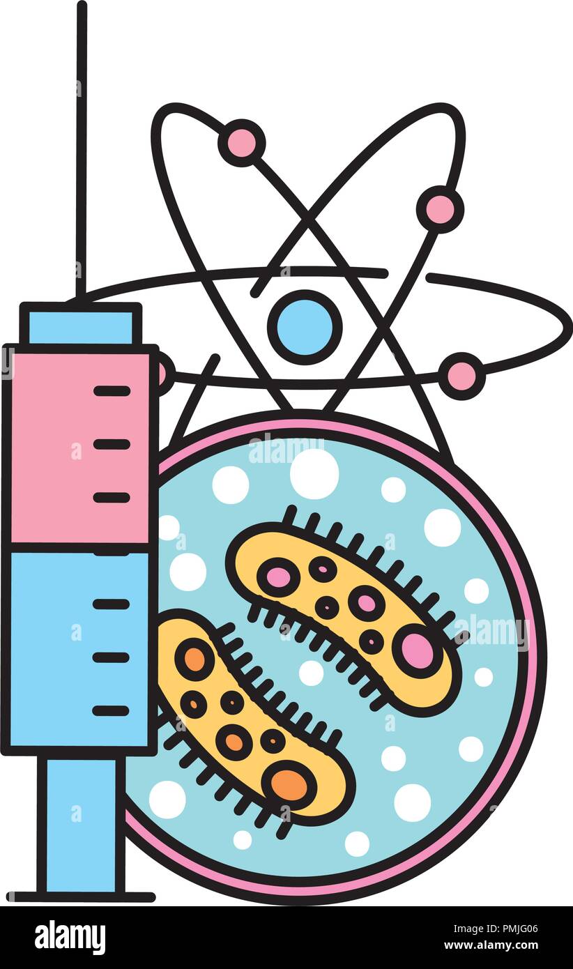 science syringe bacteria biology molecule Stock Vector Image & Art - Alamy