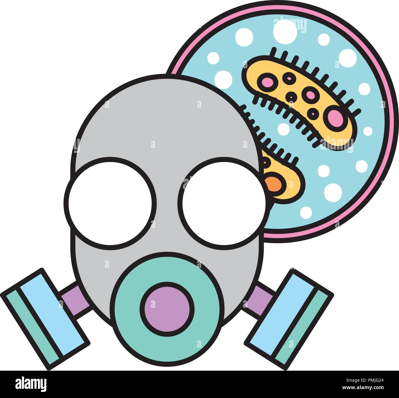 respirator mask virus infection danger chemistry laboratory Stock ...