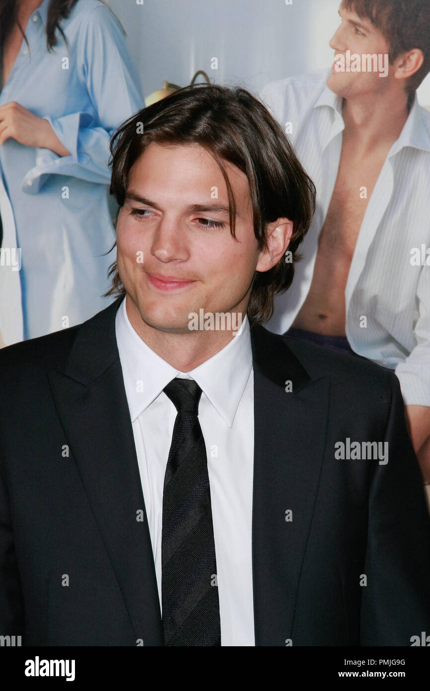 Ashton Kutcher at the premiere of Paramount Pictures' "No Strings ...