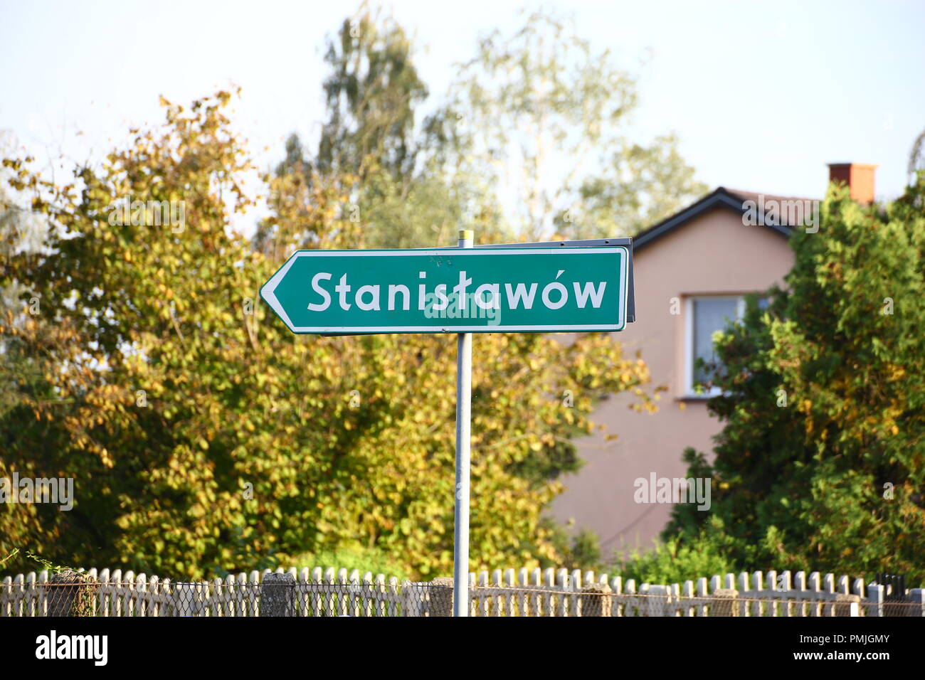 Poland, Mazovia: Rural landscape of Baranow and Stanislawow Stock Photo ...