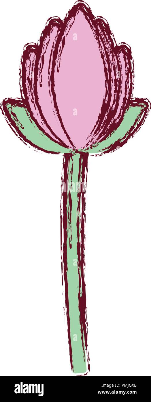 beautiful flower icon over white background, vector illustration Stock ...