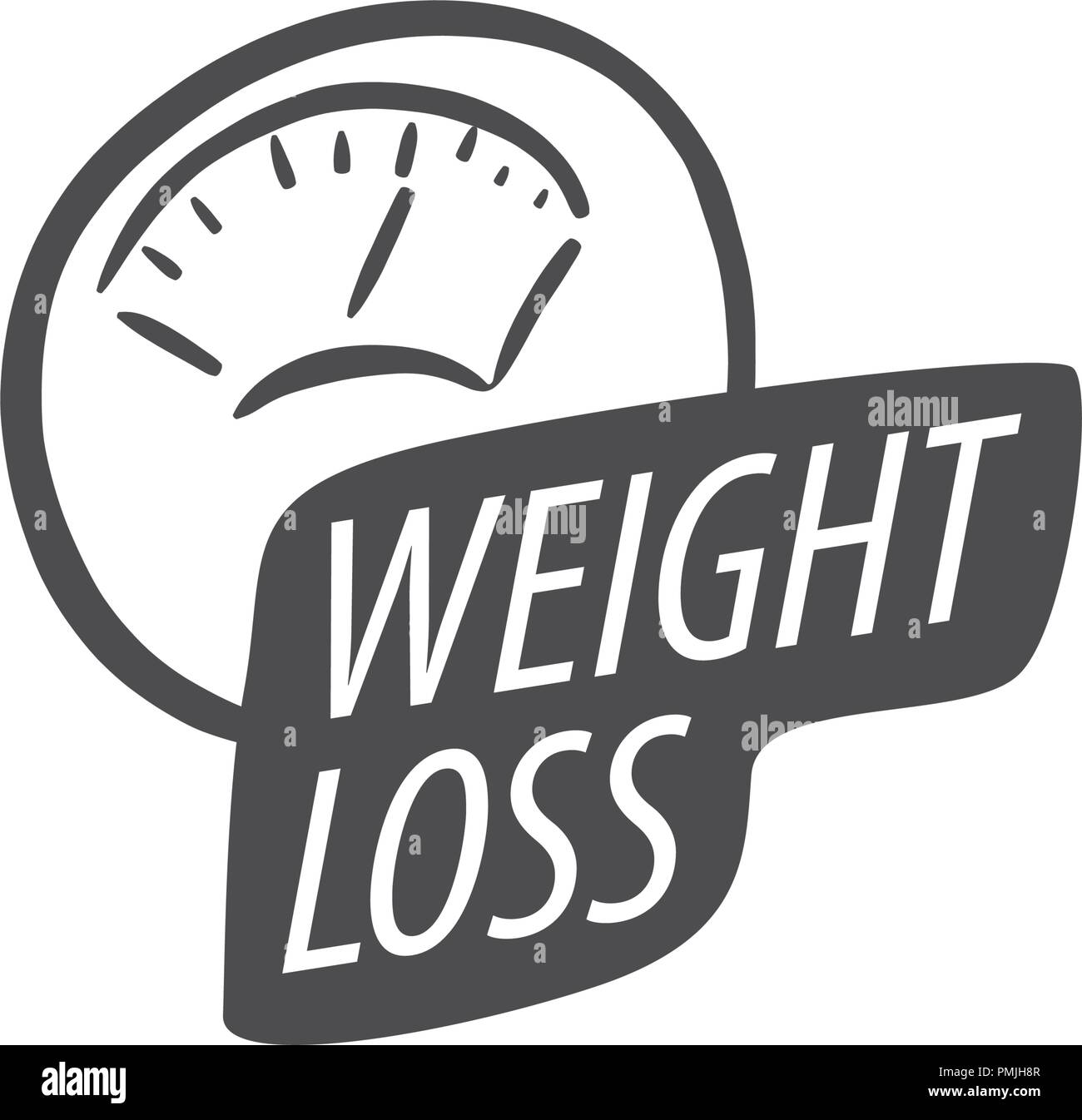 weight loss logo Stock Vector Image & Art - Alamy