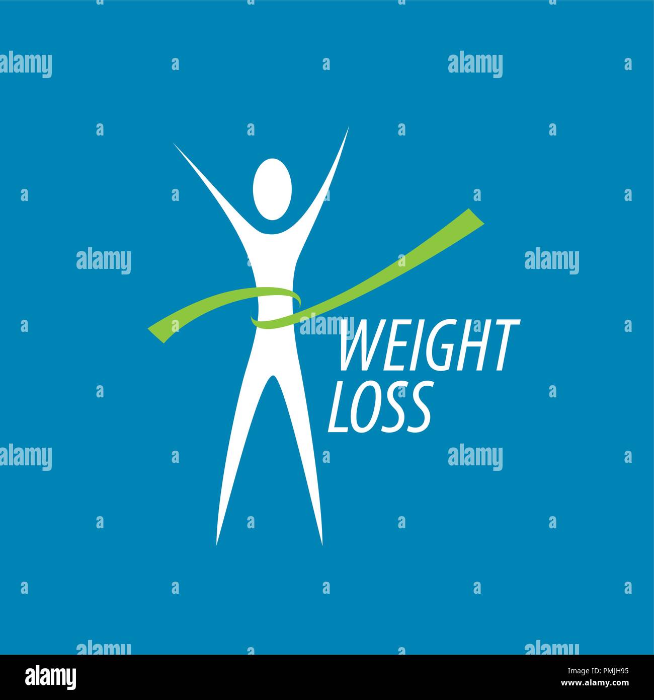 weight loss logo Stock Vector Image & Art - Alamy
