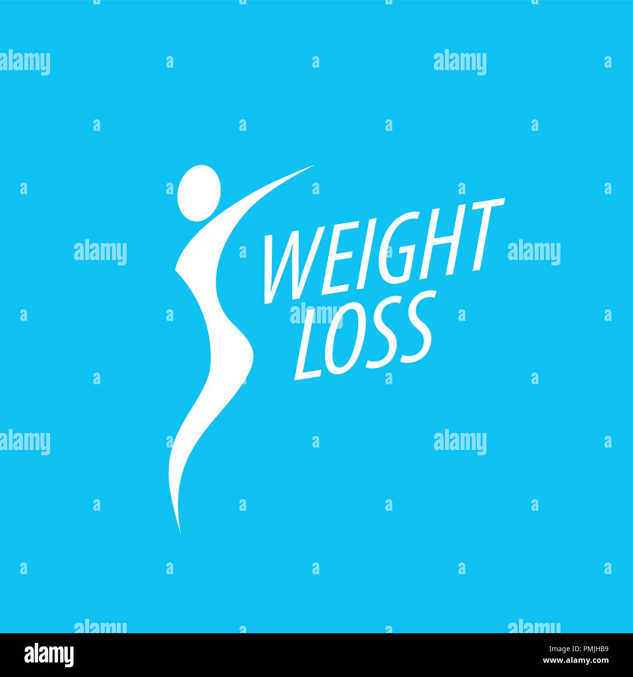 weight loss logo Stock Vector Image & Art - Alamy