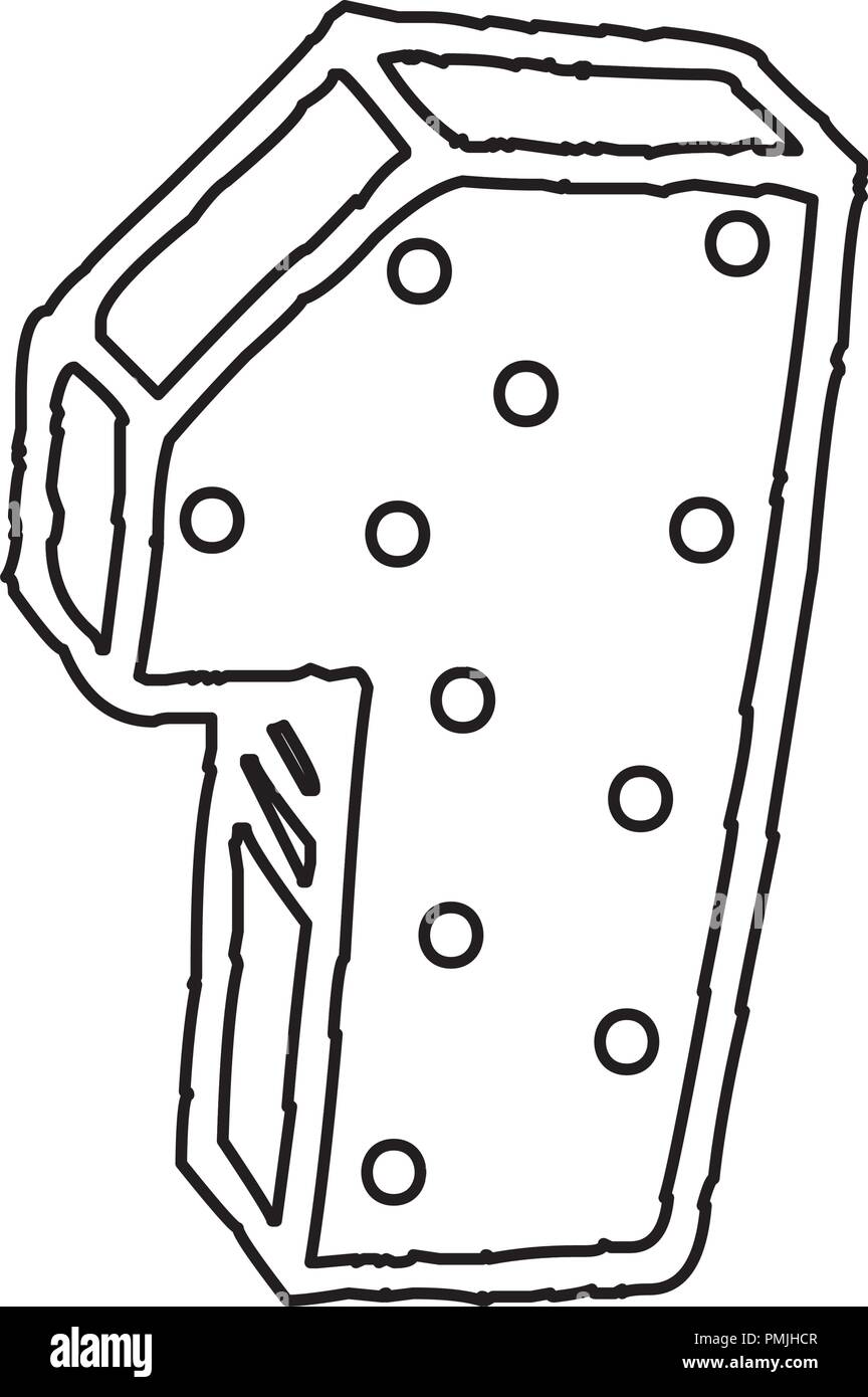 number one icon over white background, vector illustration Stock Vector ...