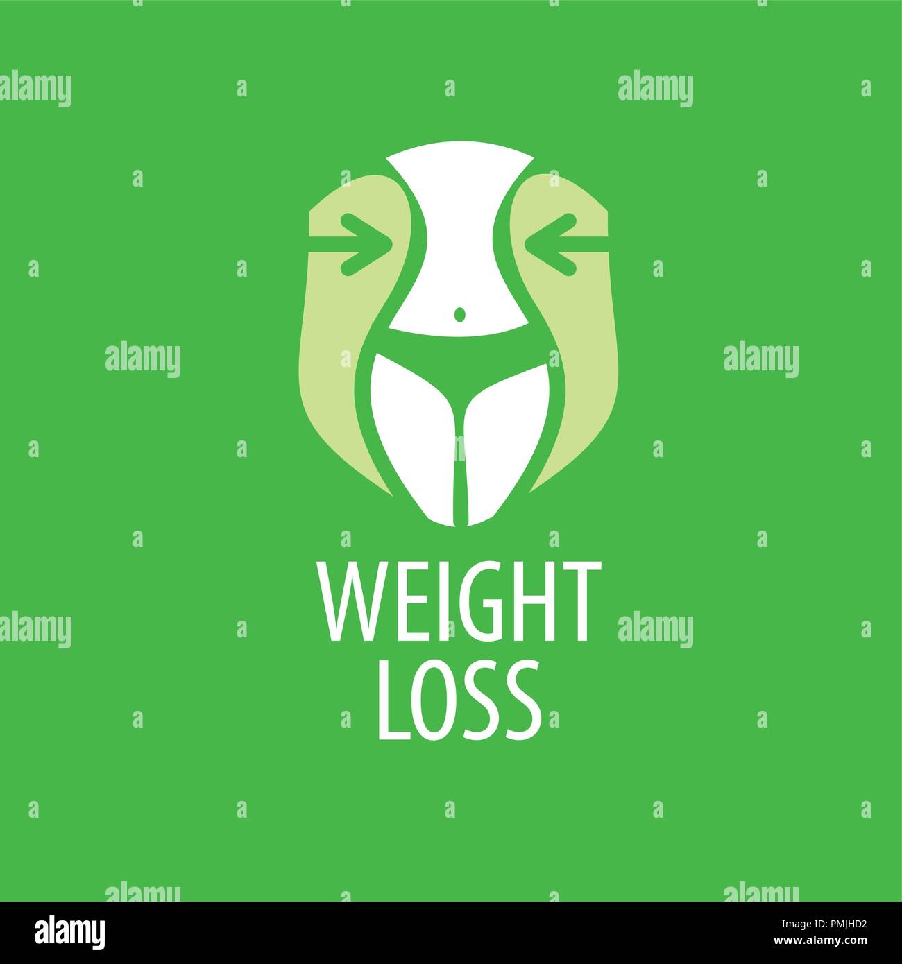 weight loss logo Stock Vector Image & Art - Alamy
