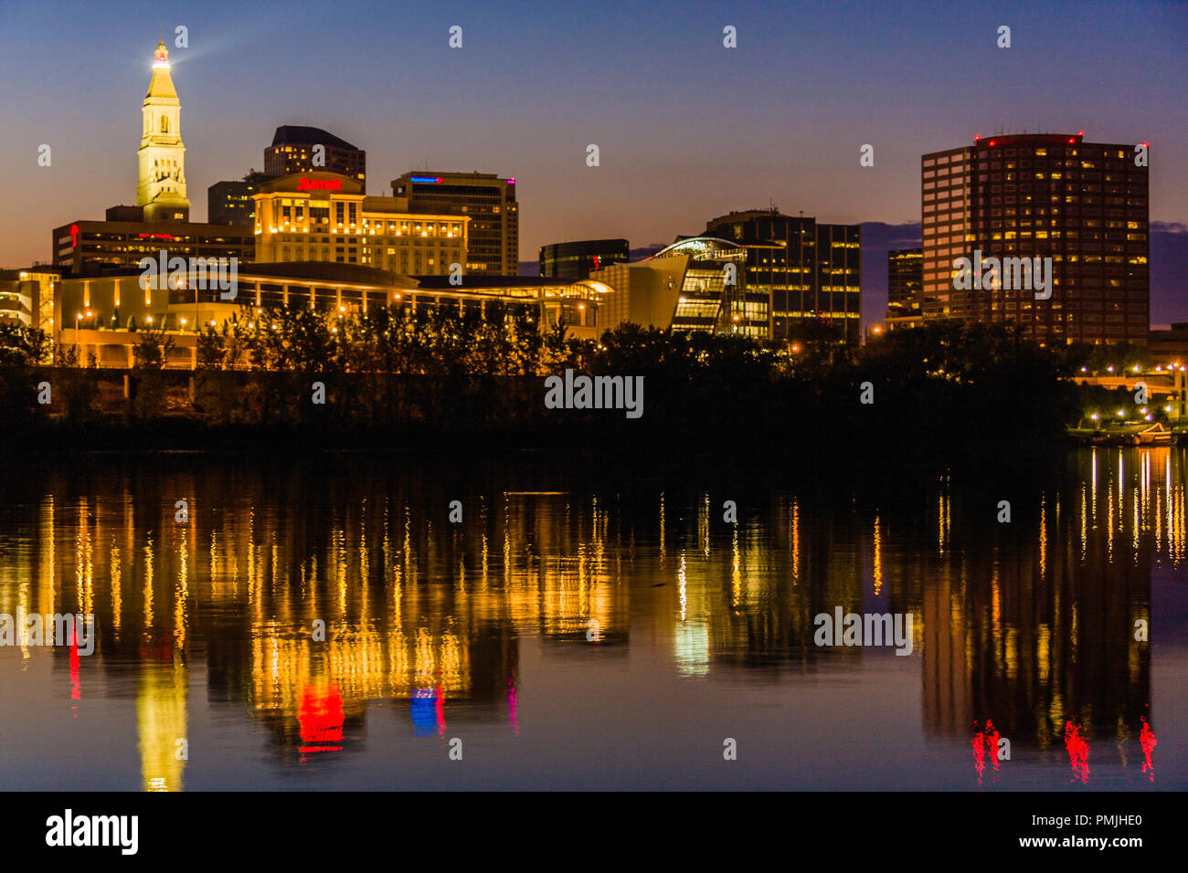Hartford Skyline Hartford, Connecticut, USA Stock Photo - Alamy