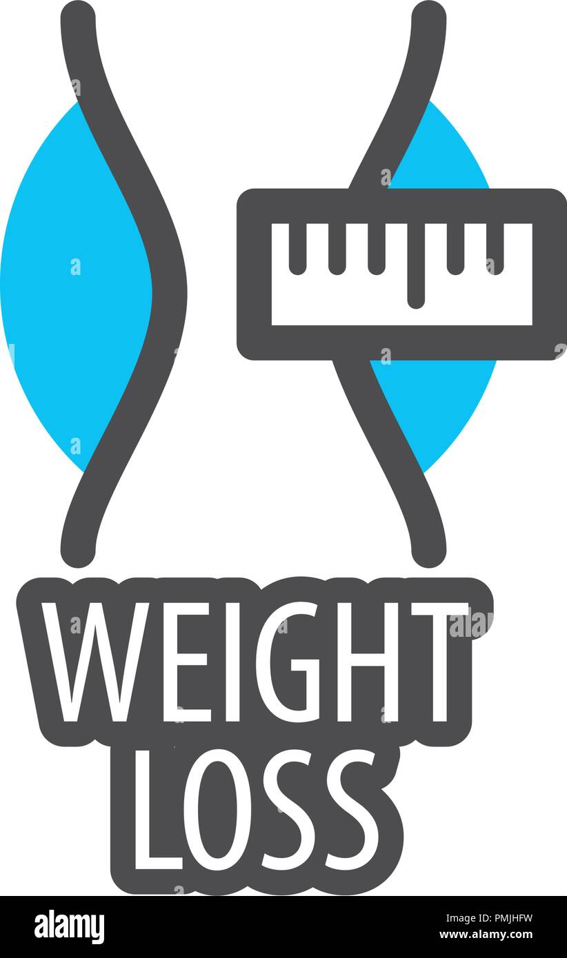 weight loss logo Stock Vector Image & Art - Alamy