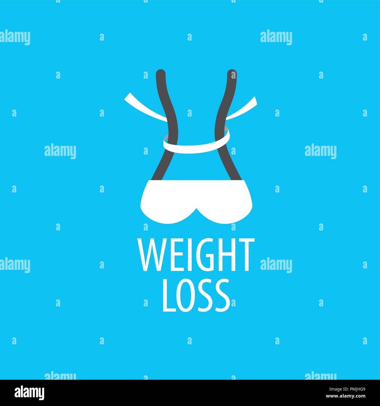 weight loss logo Stock Vector Image & Art - Alamy