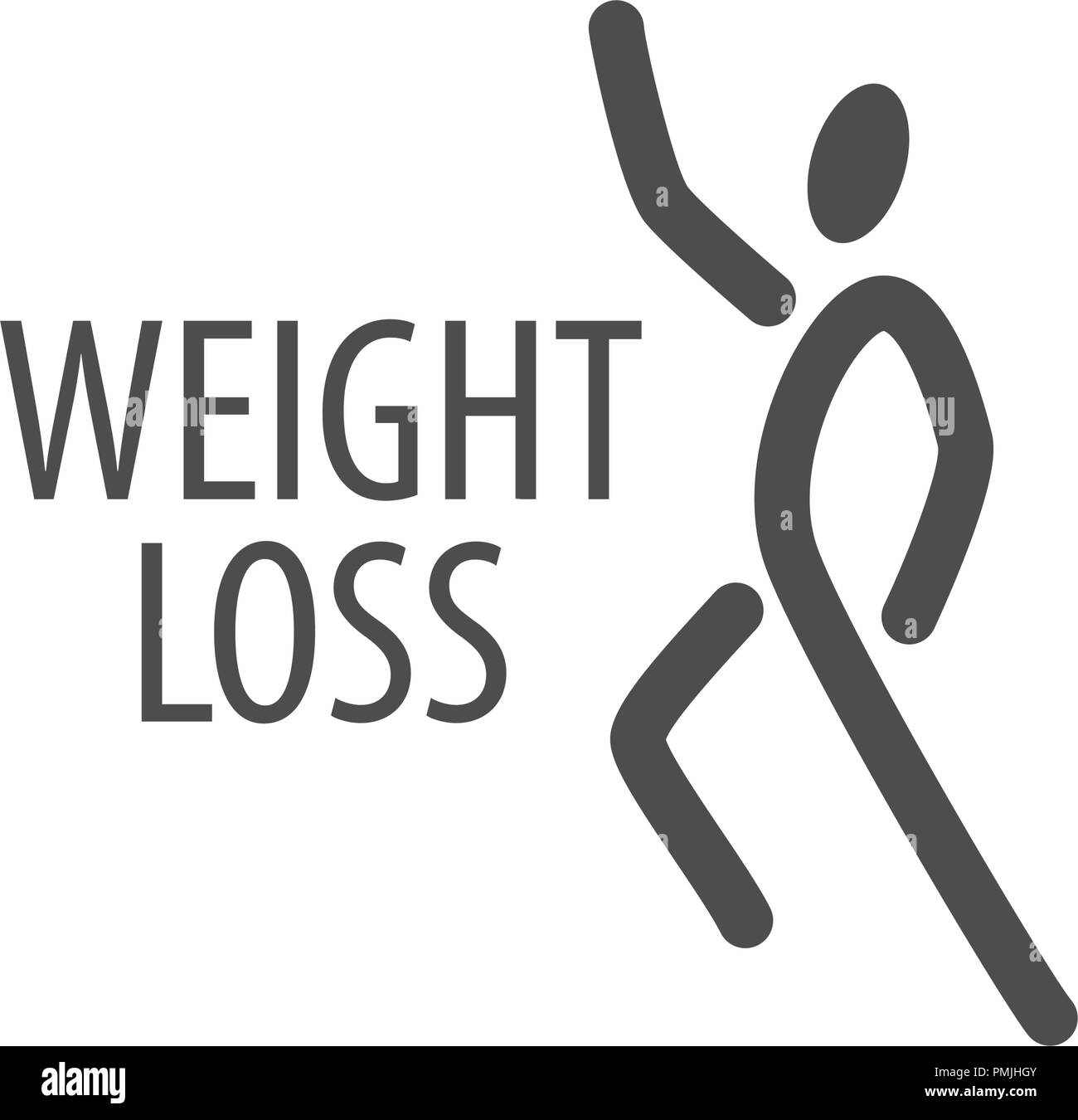 weight loss logo Stock Vector Image & Art - Alamy