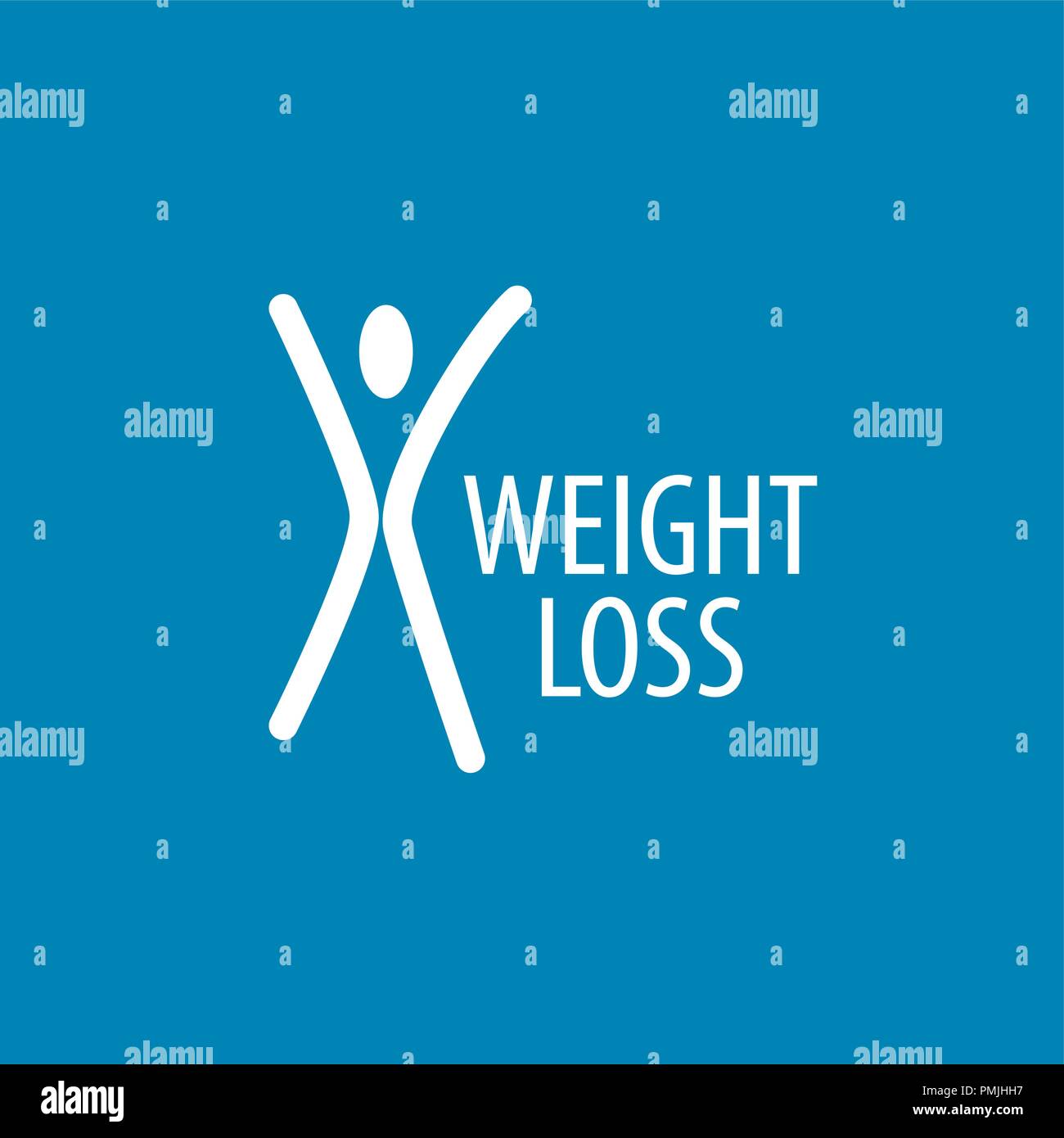weight loss logo Stock Vector Image & Art - Alamy