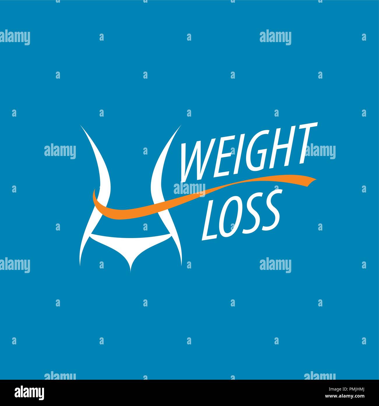 weight loss logo Stock Vector Image & Art - Alamy