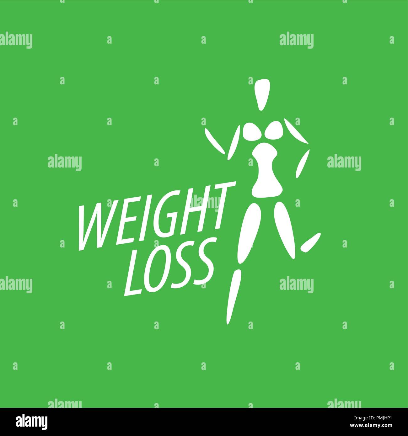 weight loss logo Stock Vector Image & Art - Alamy