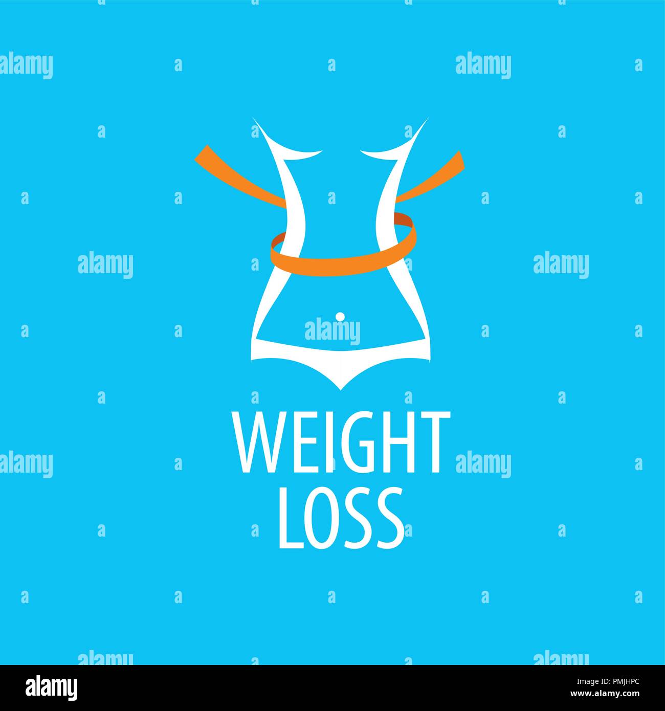 weight loss logo Stock Vector Image & Art - Alamy