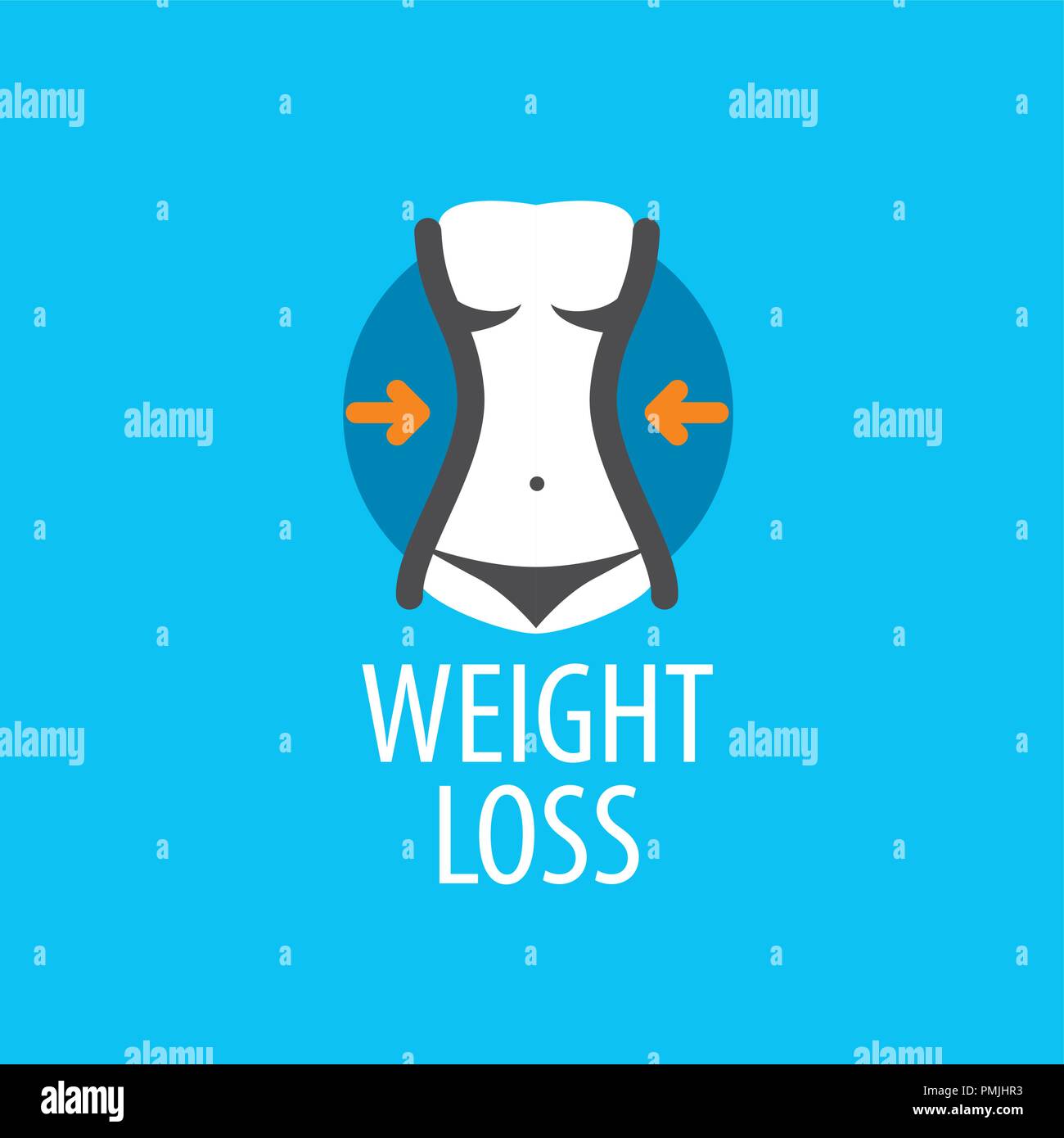 weight loss logo Stock Vector Image & Art - Alamy